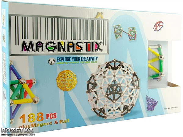 Конструктор Magnastix Магнитный 188 шт (MT01305) – игрушки с доставкой ...