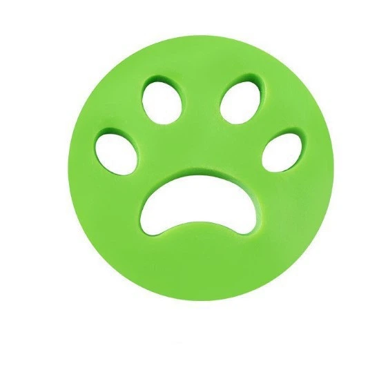 Силиконовая лапка для удаления шерсти и волос с одежды зеленая R1845 от ...