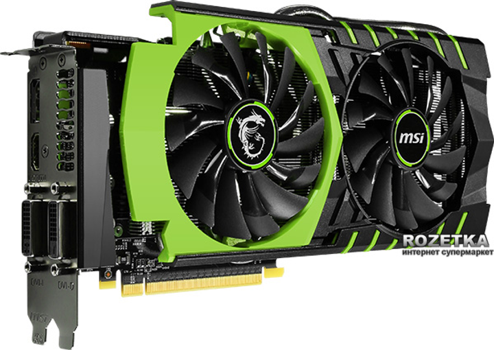 Видеокарта MSI PCI-Ex GeForce GTX 970 4096MB GDDR5 (256bit) (1114/7010 ...