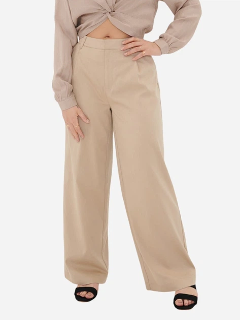 Штани жіночі Sinsay 7645J-80X XL Бежеві (5904426705455) – Брендовий ...