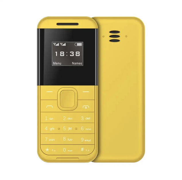 Мини мобильный телефон AIEK BM222 2SIM Желтый – фото, отзывы ...