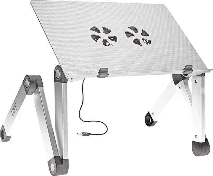 Столик для ноутбука UFT Light Fan Silver с вентилятором – фото, отзывы ...