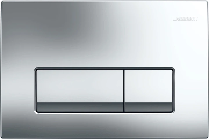 Інсталяція GEBERIT Duofix 458.126.00.1 з панеллю зливу Delta 50 115.119.21.1 хром + унітаз DEVIT ...