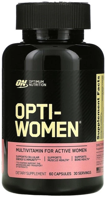 Набір Вітаміни Optimum Nutrition Opti-Women 60 капсул (748927024500 ...