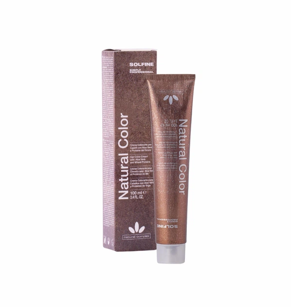 Перманентна фарба для волосся Solfine Natural Color 9.13 Нюдовий блонд ...