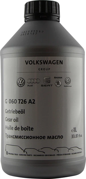Масло трансмиссионное VAG Gear Oil SAE 75W-90 1 л (G060726A2) – фото ...