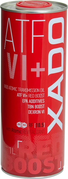Трансмиссионное масло XADO Atomic Oil ATF VI+ RED BOOST 1 л (XA 26136 ...