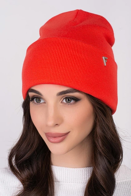 Женская шапка Flirt Стем 54-57 Морковный от продавца: Карамелька – в интернет-магазине ROZETKA ...
