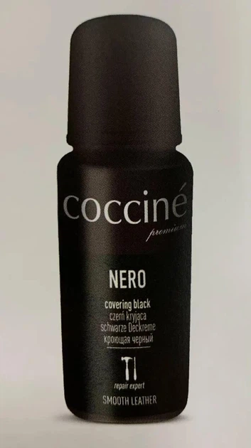 Чорна крем паста для взуття Coccine Nero 75мл Польща Оригінальне взуття Rozetka