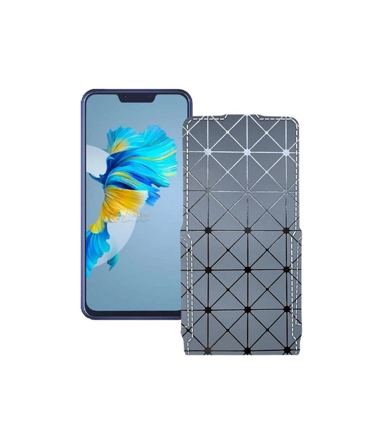 Чохол-флип з екошкіри для телефону Cubot C20 2021 Сірий ромб – фото ...