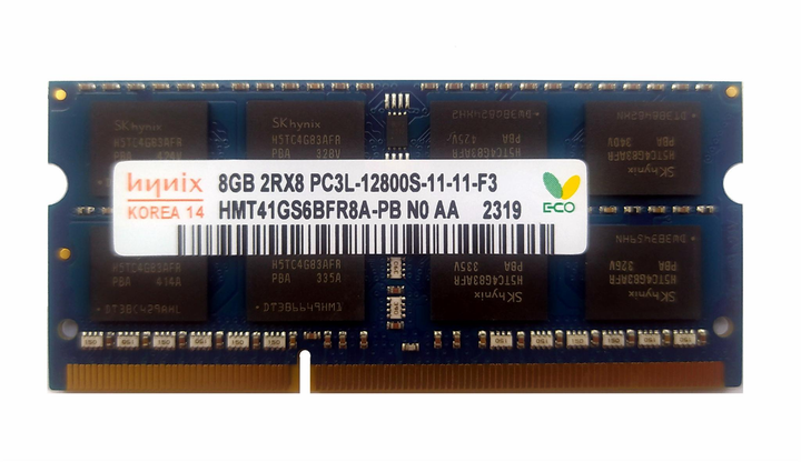 Память для ноутбуков Sk Hynix 8 Gb So Dimm Ddr3l 1600 Mhz