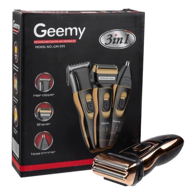 Електробритва триммер для бороди Geemy G 3 в 1 GM 595 – фото, відгуки, характеристики в інтернет ...