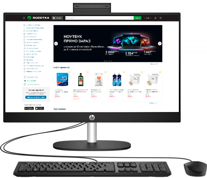 Моноблок HP All-in-One 24-cr1007ua (AE0P6EA) Jet Black – фото, відгуки ...
