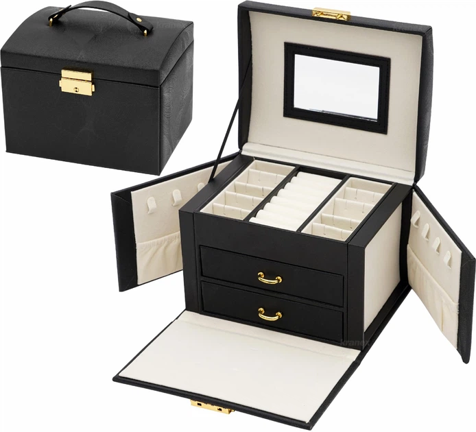 Скринька для зберігання прикрас органайзер для коштовностей футляр для ювелірних виробів