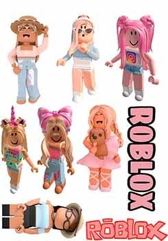 Вафельна їстівна картинка Роблокс А4 P1691 від продавця Wowprintcake купити за вигідною