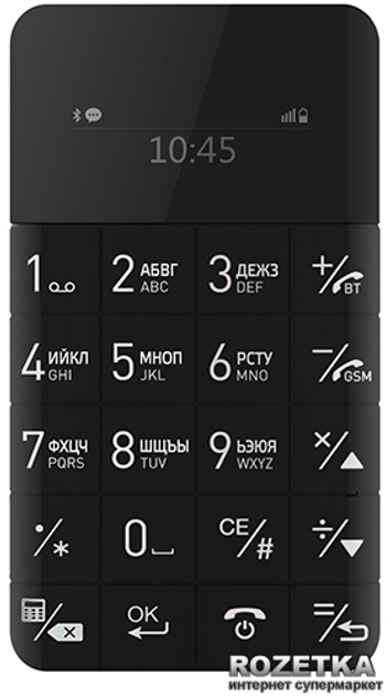 Мобильный телефон Elari CardPhone Black (LR-CP-BLCK) – фото, отзывы ...