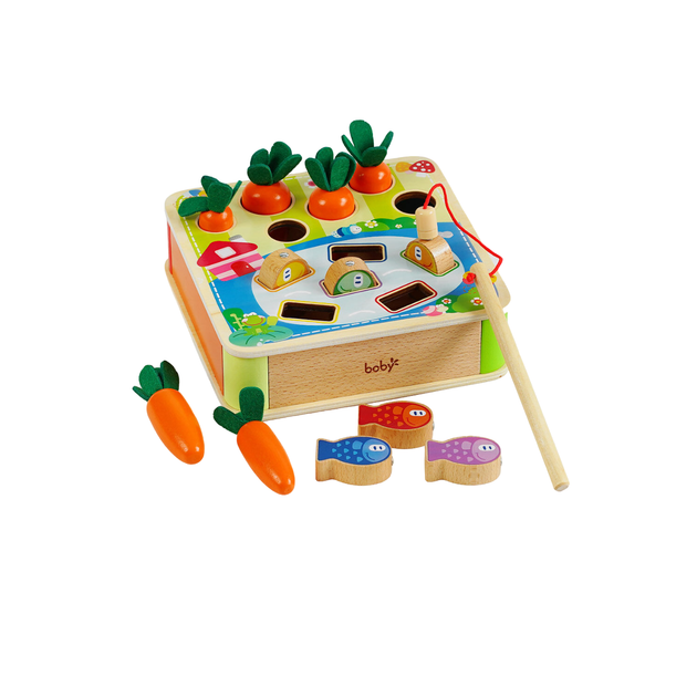 Логическая игра Hai Bao Er, магнитная рыбалка, морковь. Multicolor ...