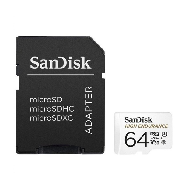 Карта памяти microSDXC (UHS-1 U3) SanDisk Max Endurance 64Gb Class 10 ...