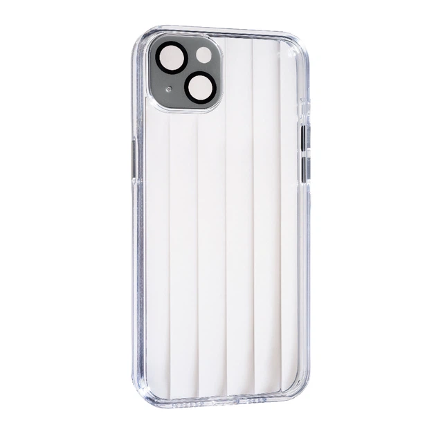 Чохол-накладка ART Easoncase line style Apple iPhone 15 Plus White ...
