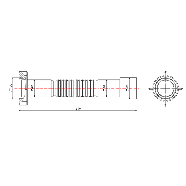Гофра для сифона LIDZ LIDZWHI6001G00201 – фото, отзывы, характеристики ...