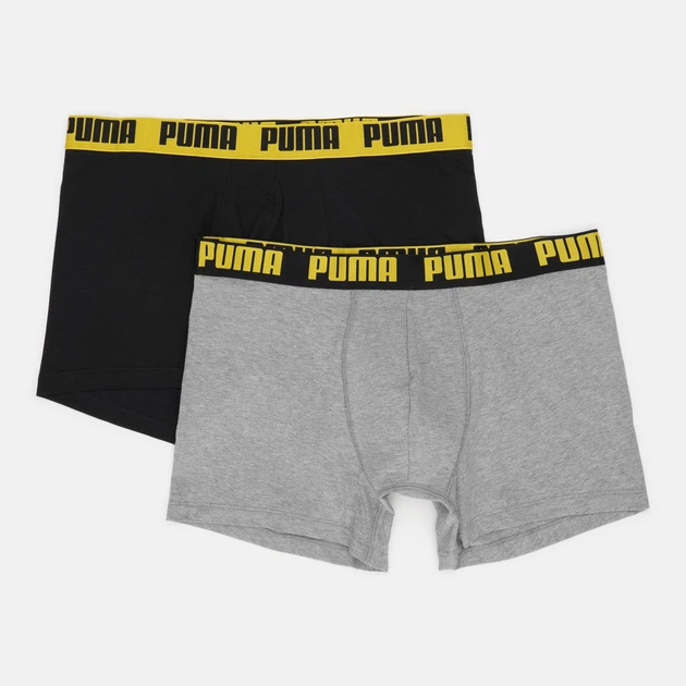 Набор трусов-боксеры мужских хлопковых Puma Men Everyday Basic Boxer 2P ...
