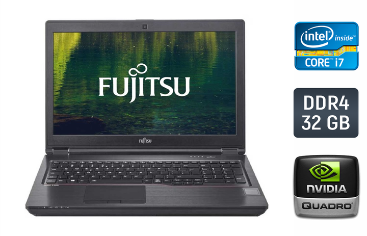 Мобільна робоча станція Fujitsu Celsius H780 / 15.6" (1920x1080) IPS ...