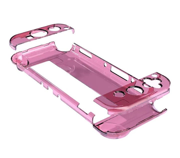 Чохол накладка Transparent Pink для Nintendo Switch OLED [455862689 ...