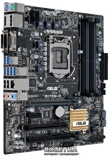 Материнская плата Asus Q170M-C (s1151, Intel Q170, PCI-Ex16) – фото ...