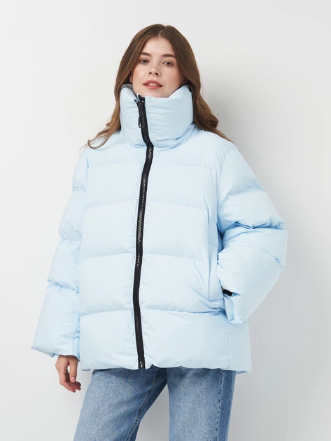 Пуховик зимовий жіночий Alisa Line Simona L Блакитний (2500000065934 ...