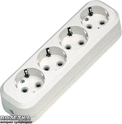 Сетевой удлинитель Makel с заземлением без кабеля 4 розетки (MGP151) – фото, отзывы ...