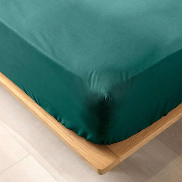Простынь Douceur d'interieur Biolina двуспальная на резинке из ...