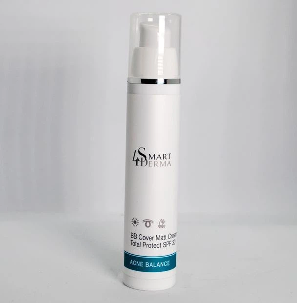 Матуючий ВВ крем SPF Smart4Derma 30 BB COVER MATT CREAM TOTAL PROTECT ...