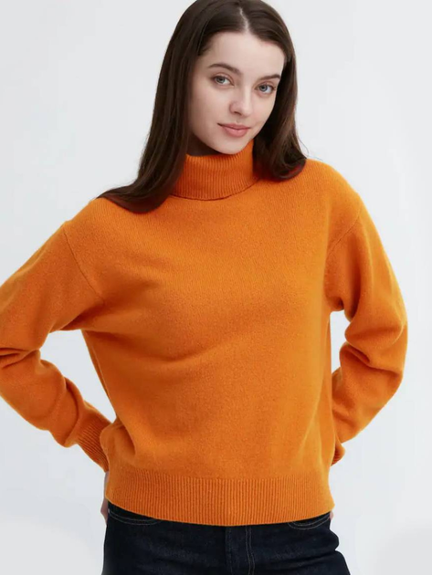 Свитер шерстяной вязаный зимний теплый женский Uniqlo 770922578 XS ...
