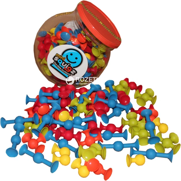 Конструктор из присосок Fat Brain Toys Mini Squigz 75 шт (FA107-1 ...