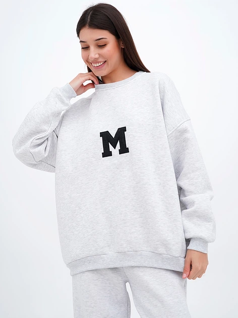 Свитшот оверсайз утепленный женский EQUILIBRI W231 019 000 One Size ...