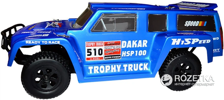 Модель автомобиля HSP Hummer Dakar H100 Electric Trophy-Truck RTR 4WD 1 ...