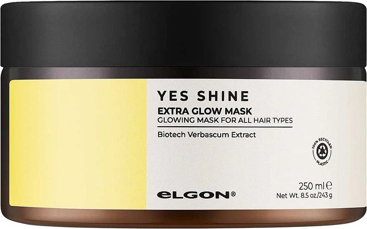 Маска для придания сияния тусклым волосам Elgon Yes Shine Extra Glow ...