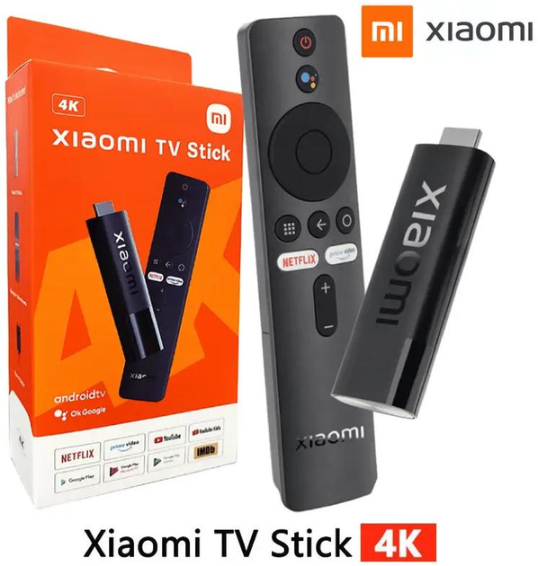 Медіаплеєр ТВ стік Xiaomi Mi TV Stick 4K 2/8Gb (MDZ-27-AA) – фото ...