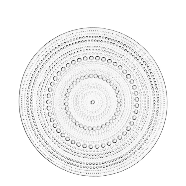 Тарілка Ardesto Verbena, 24.5см, скло, прозрачний – фото, відгуки ...