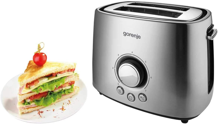 Тостер Gorenje 1000Вт, метал (T1000E) – фото, відгуки, характеристики в ...
