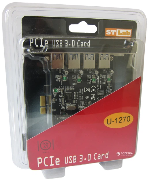 Контроллер STLab USB 3.0 4 канала (4 внешних) (U-1270) – фото, отзывы ...