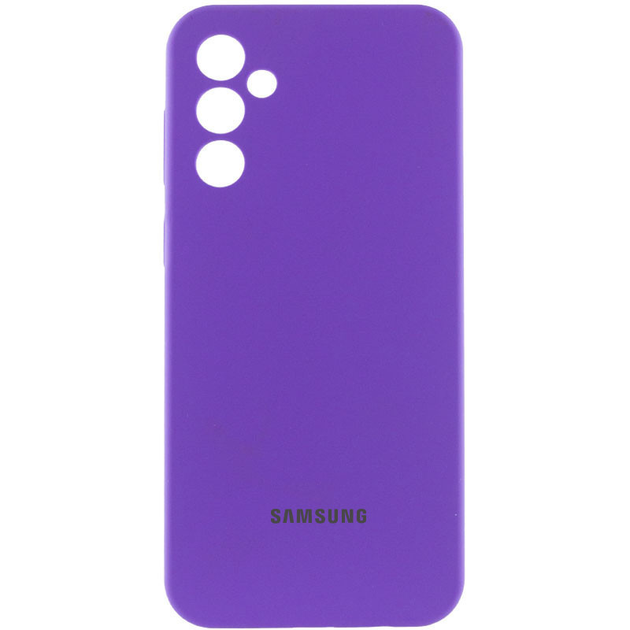 Чохол Silicone Cover Lakshmi Full Camera (AAA) with Logo для Samsung Galaxy S24 FE Фіолетовий ...