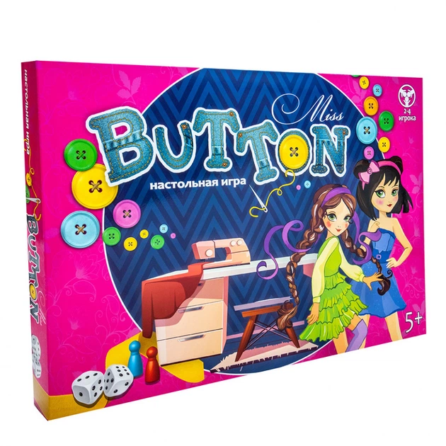 Настольная Игра-бродилка "miss Button" (рус.) (160697) – фото, отзывы ...