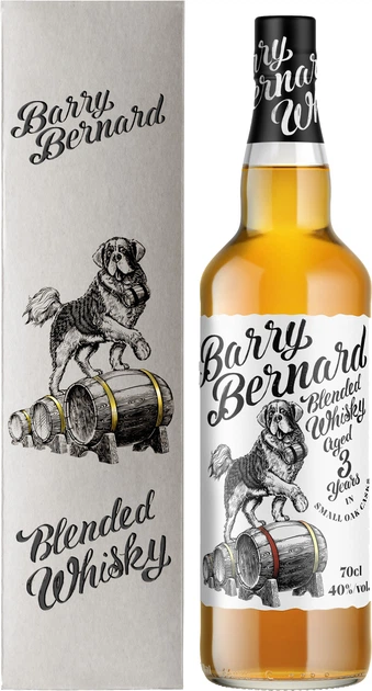 Виски блендовые Barry Bernard 0.7 л 40% в подарочной упаковке ...