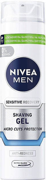 Гель для бритья Nivea Men Sensitive Recovery для чувствительной кожи ...