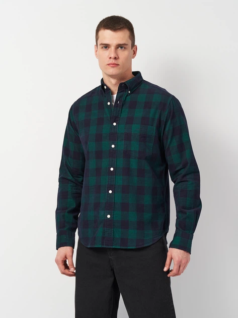 Рубашка хлопковая мужская GANT Reg Cord Check Shirt 3240192-373 S ...