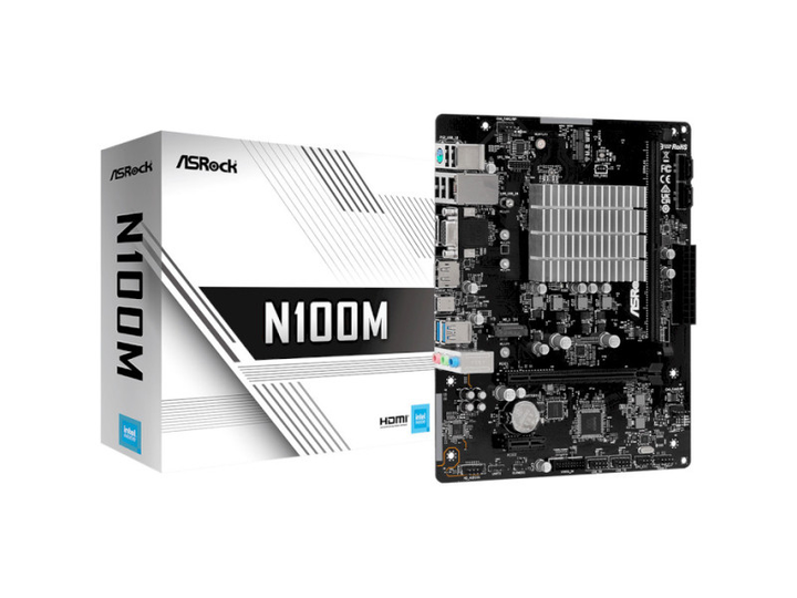 Материнська плата ASRock N100M – фото, відгуки, характеристики в інтернет-магазині ROZETKA від ...