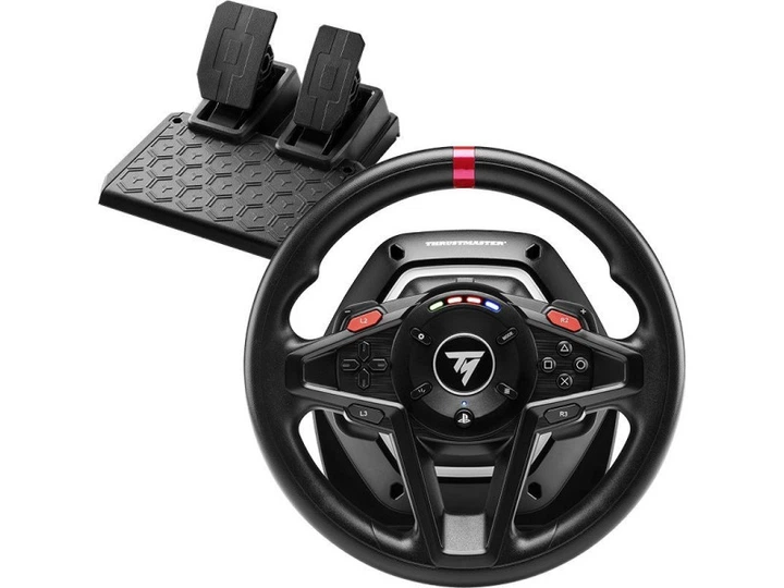 Кермо та педалі ThrustMaster T128 PS4, PS5, PC (4160781) – фото, отзывы, характеристики в ...