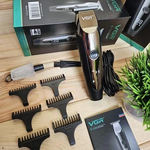 Машинка для стрижки аккумуляторная VGR V-059 триммер для волос и бороды – фото, отзывы ...