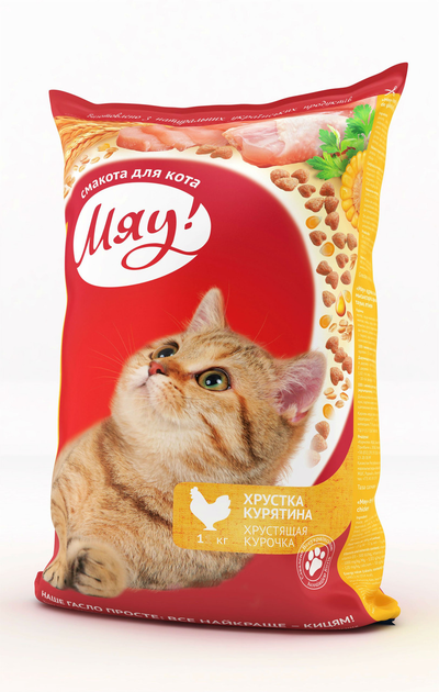Сухой корм Мяу! для взрослых котов с курицей 11 кг от продавца: ZooLis ...